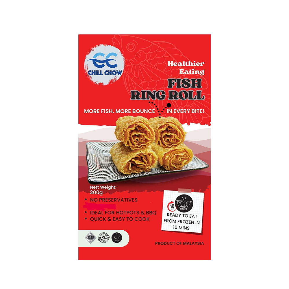 CHILL CHOW Fish Ring Roll 200g (Frozen)