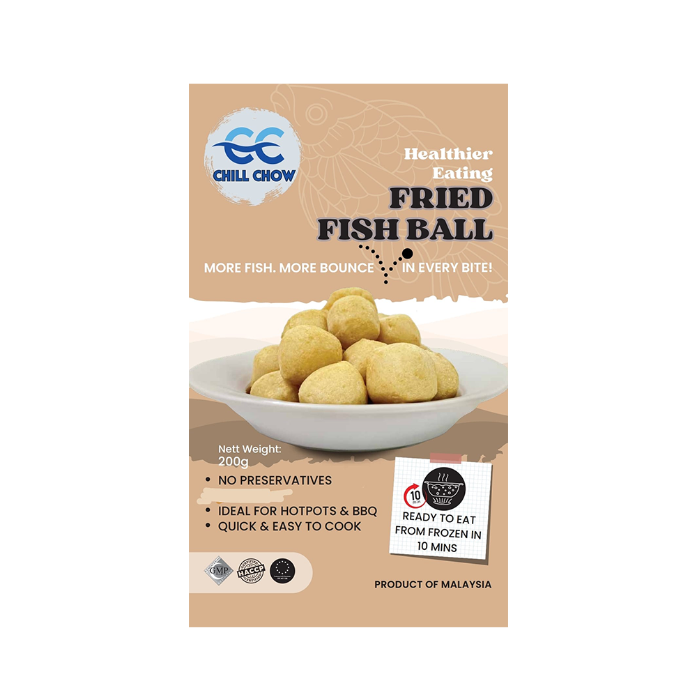 CHILL CHOW Fried Fish Ball 200g (Frozen)