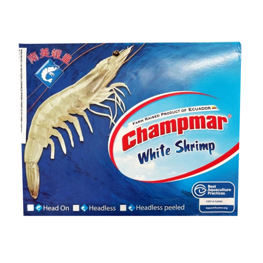 CHAMPMAR Raw Block P&D Prawns 21/25 900gnet (Frozen)