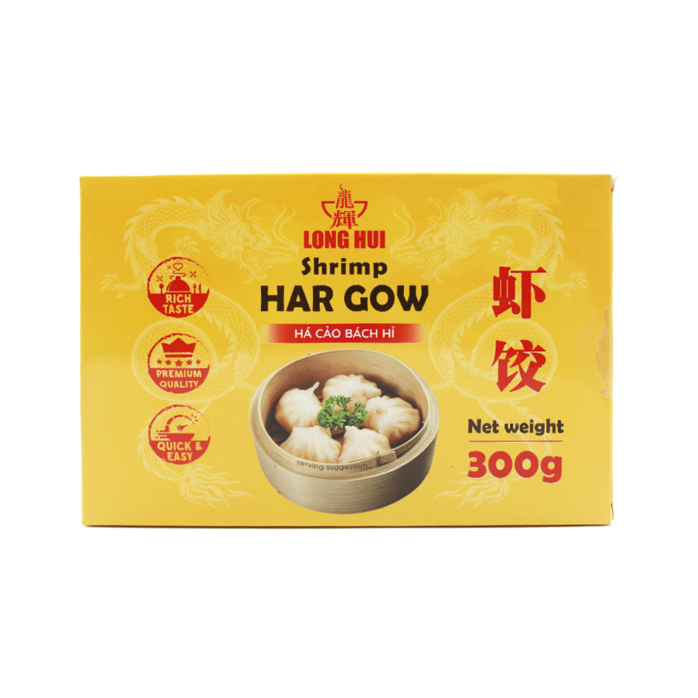 LONG HUI Há cảo tôm 300g (Đông lạnh)