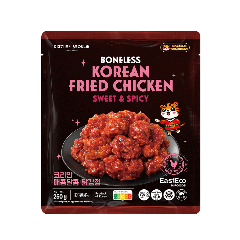 KITCHEN SEOUL Korean Boneless Fried Chicken Sweet & Spicy 250g (Frozen