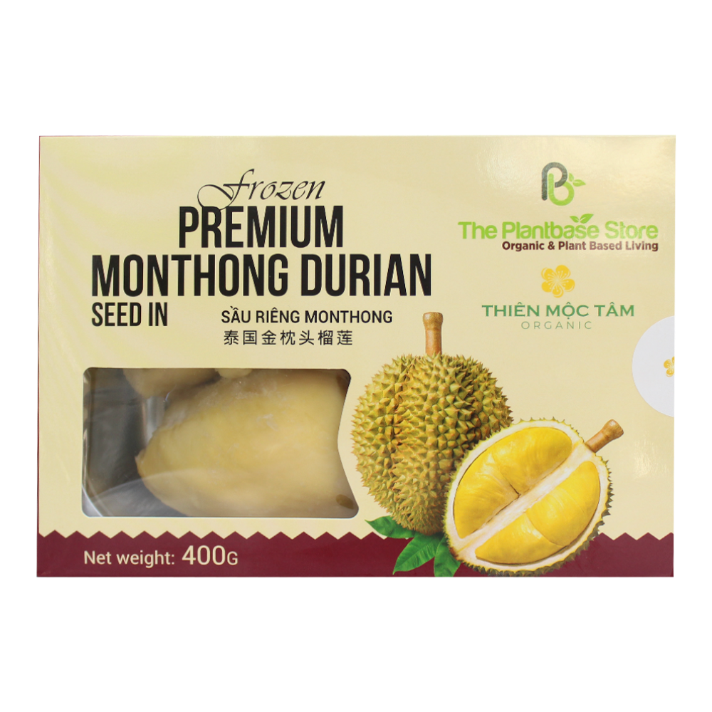 THE PLANTBASE STORE Frozen Premium Monthong Durian Seed In 400G (Froze