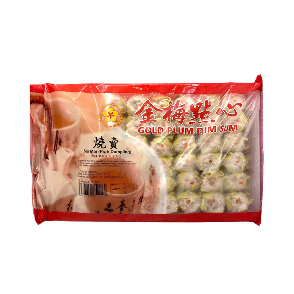GOLD PLUM Dim Sum Siu Mai (Pork Dumpling 100pcs) 2kg (Frozen)