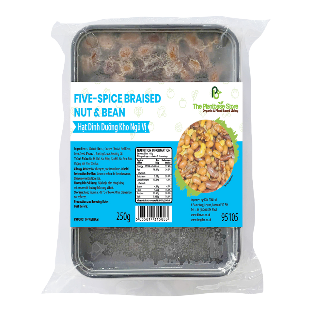 The Plantbase Store Five-Spice Braised Nut & Bean 250g (Frozen)