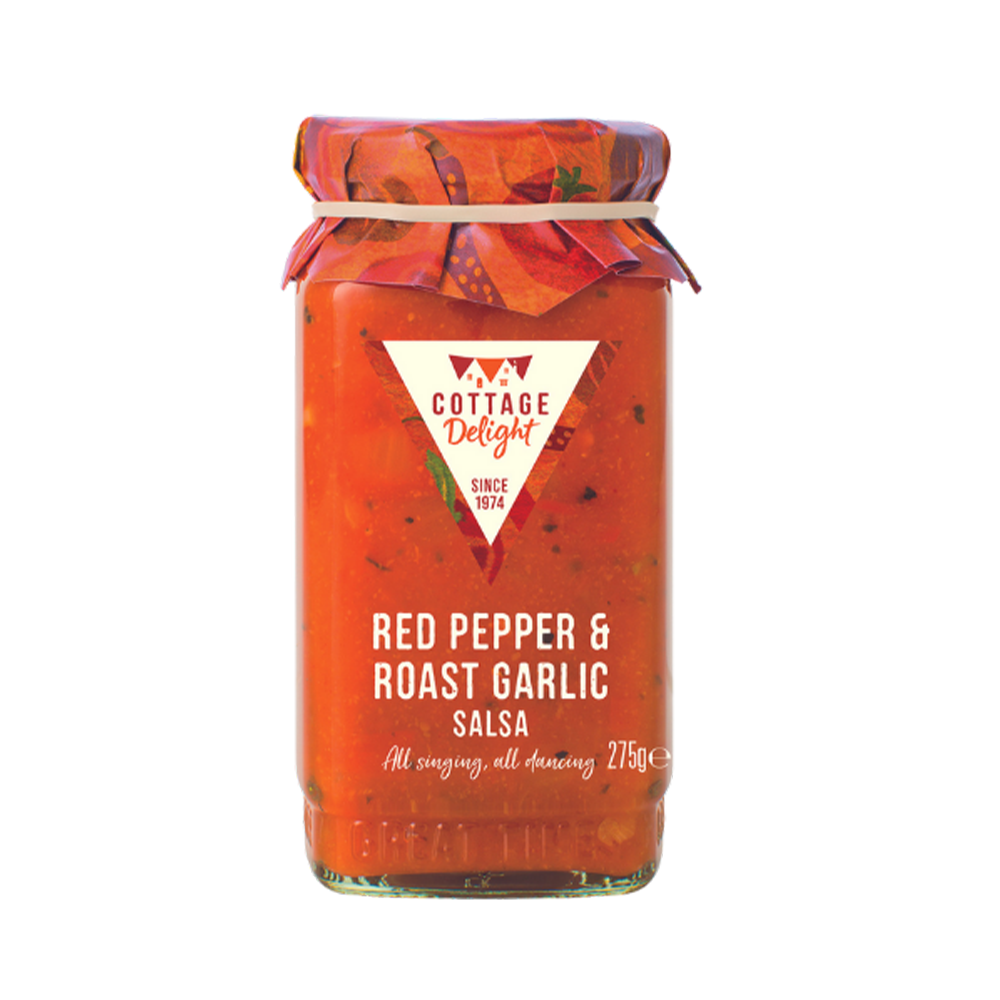 COTTAGE DELIGHT Red Pepper & Roast Garlic Salsa 275g