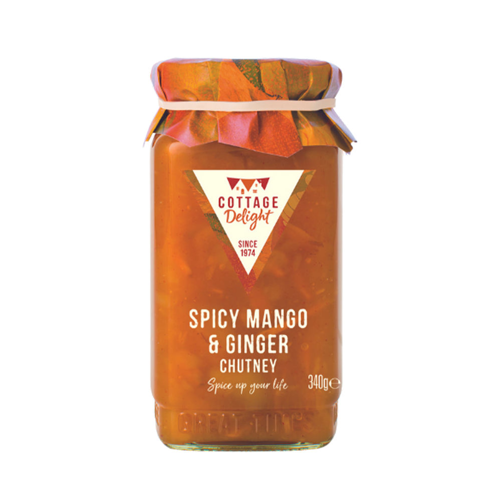 COTTAGE DELIGHT Spicy Mango & Ginger Chutney 340g