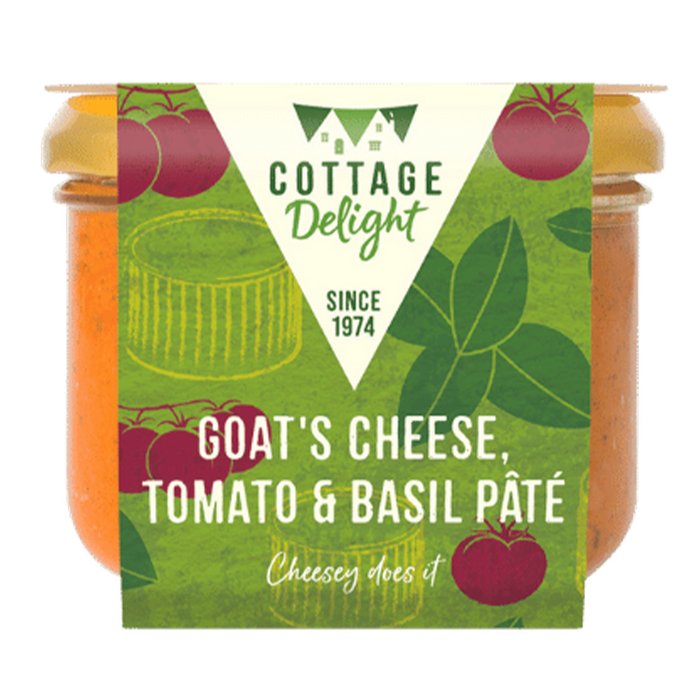 COTTAGE DELIGHT Goat's Cheese Tomato & Basil Pate 180g