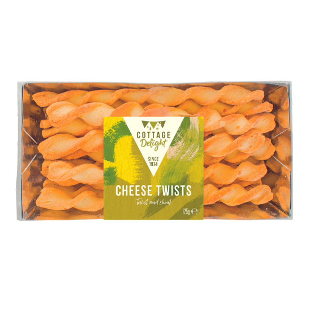 COTTAGE DELIGHT Cheese Twists 125g