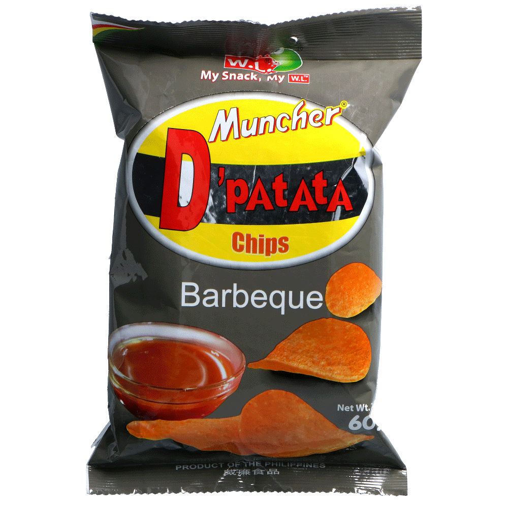 WL Muncher D'Patata Chips BBQ 60G