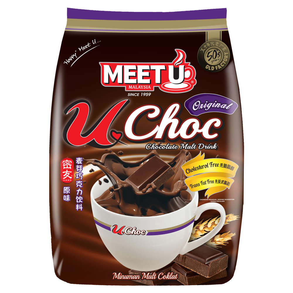 MEETU UChoc Chocolate Malt Drink Original 576g