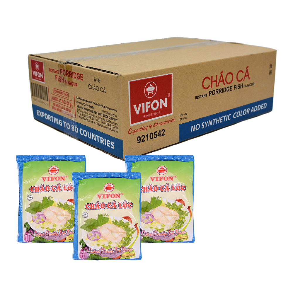 Vifon Instant Porridge Fish Flavour 50g (Case 50)