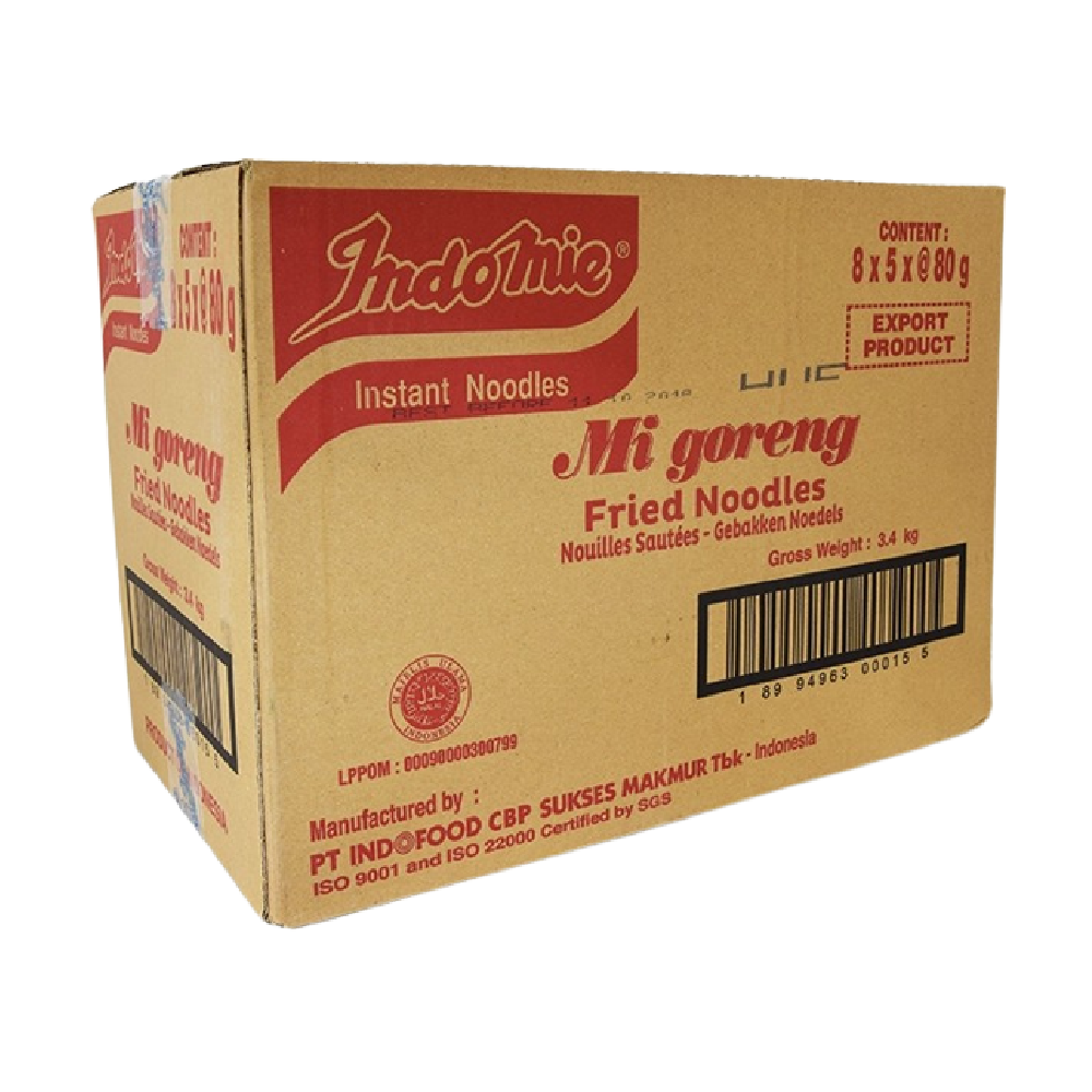 INDOMIE Goreng Fried Noodles 80G (Case 40)