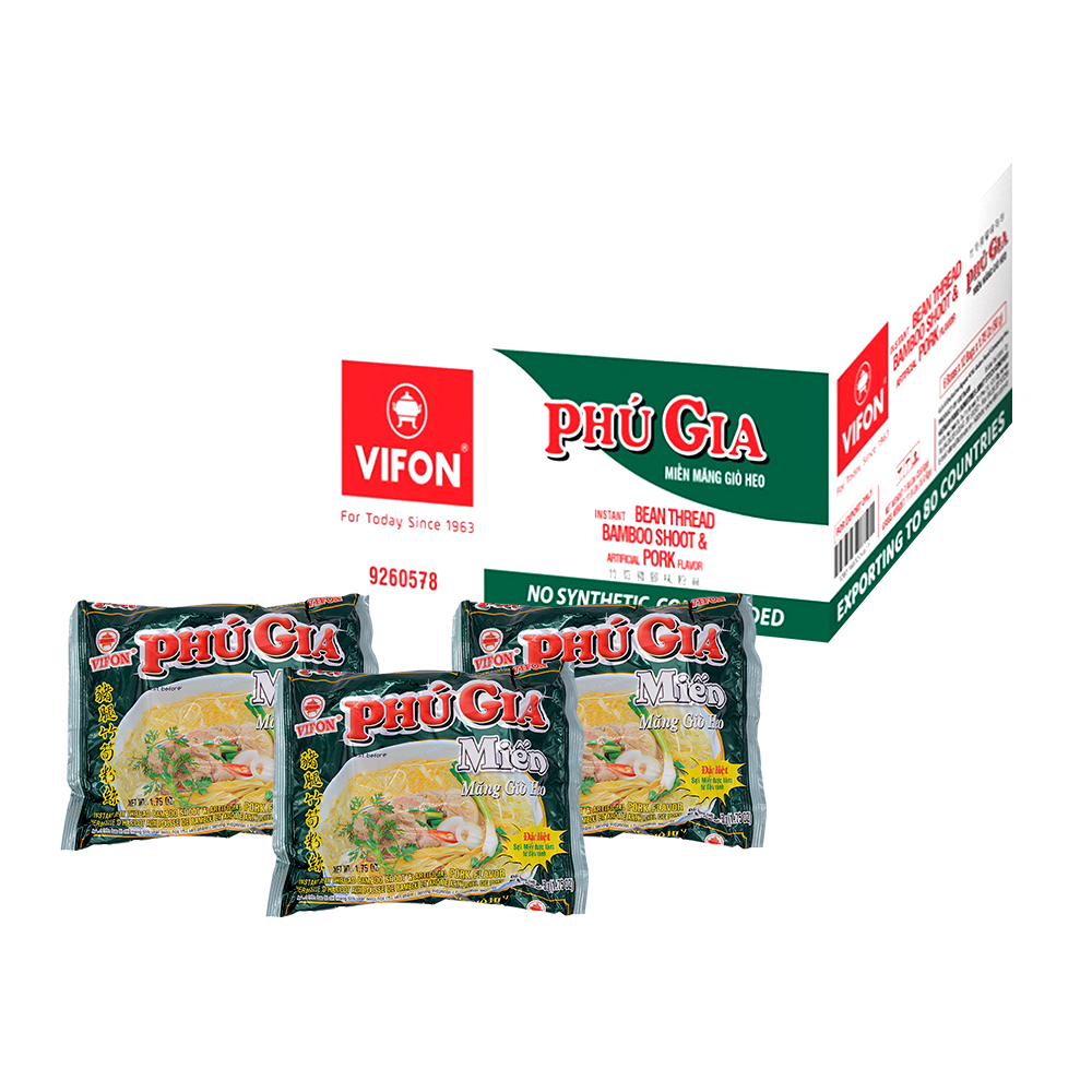 Vifon Instant Bean Thread Bamboo Pork 50g (Case 72)