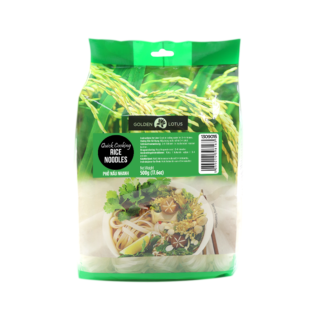 Golden Lotus Quick Cooking Rice Noodles 500g
