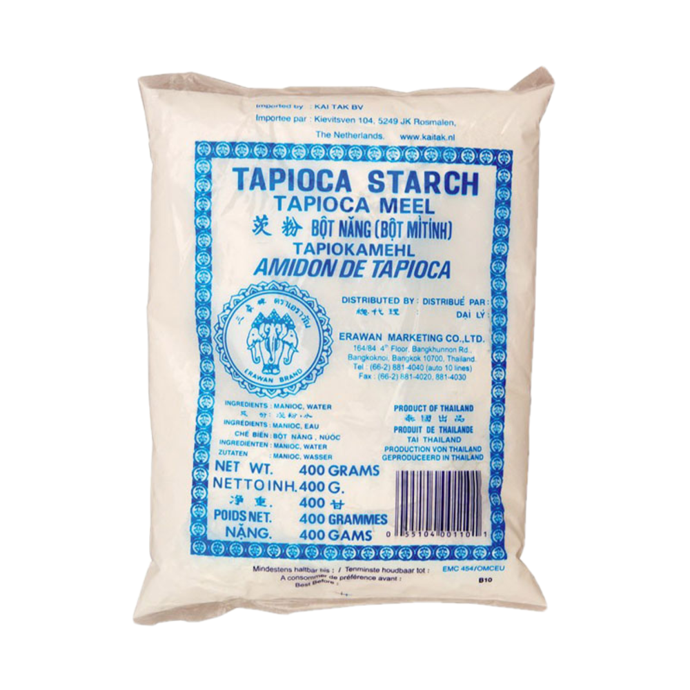 THREE ELEPHANT (ERAWAN) Tapioca Starch 400g (Case 30)