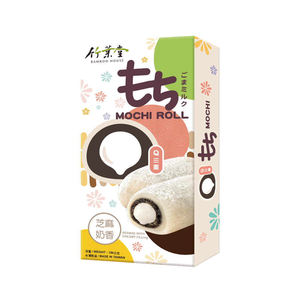Bamboo House Mochi-Sesame Milk Mochi Roll 150g