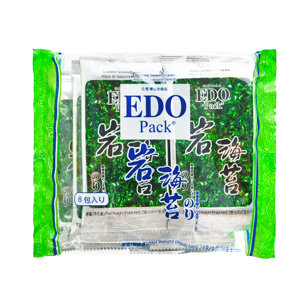 EDO Seasoned Seaweed Laver (8pcs) 16g