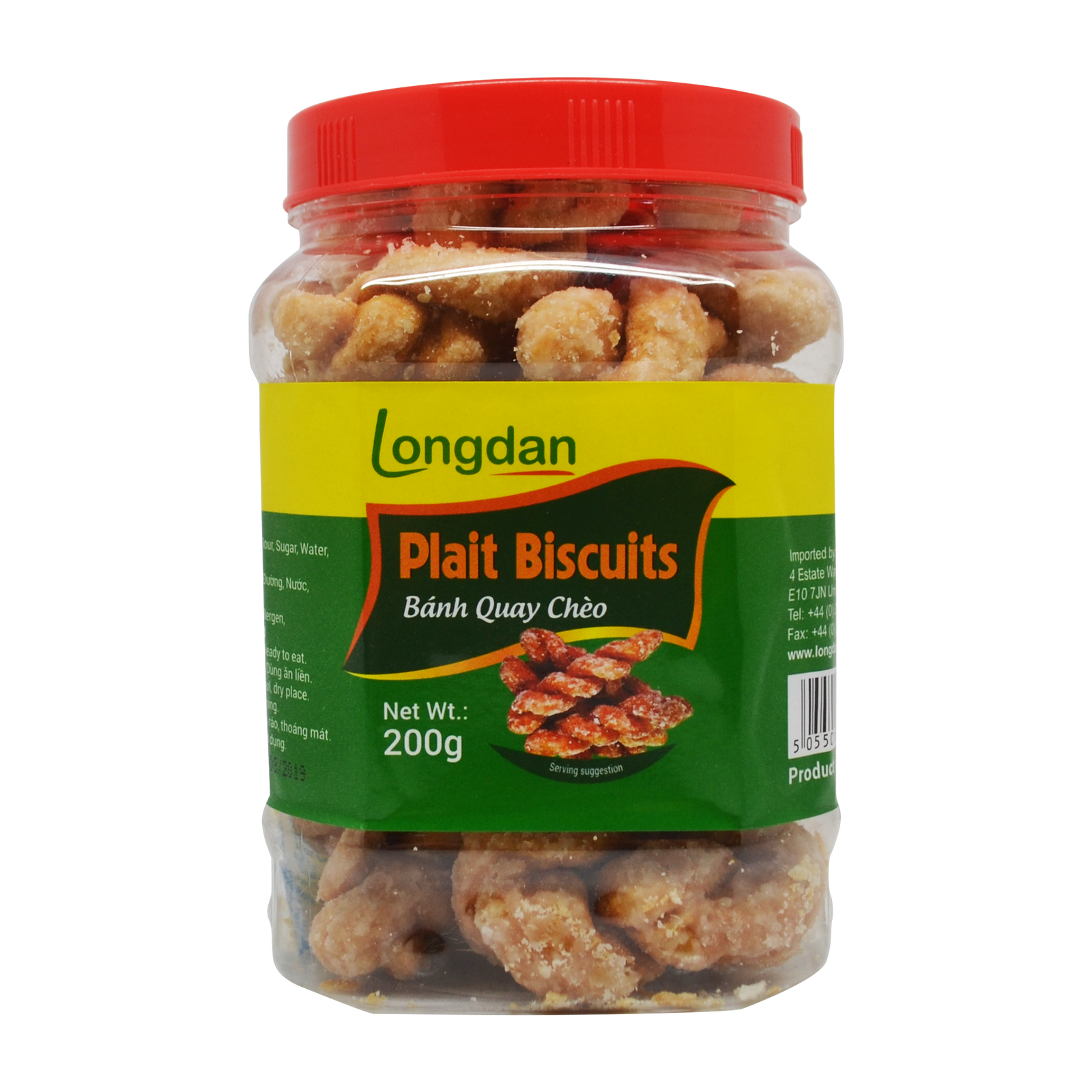 Longdan Plait Biscuits 200g
