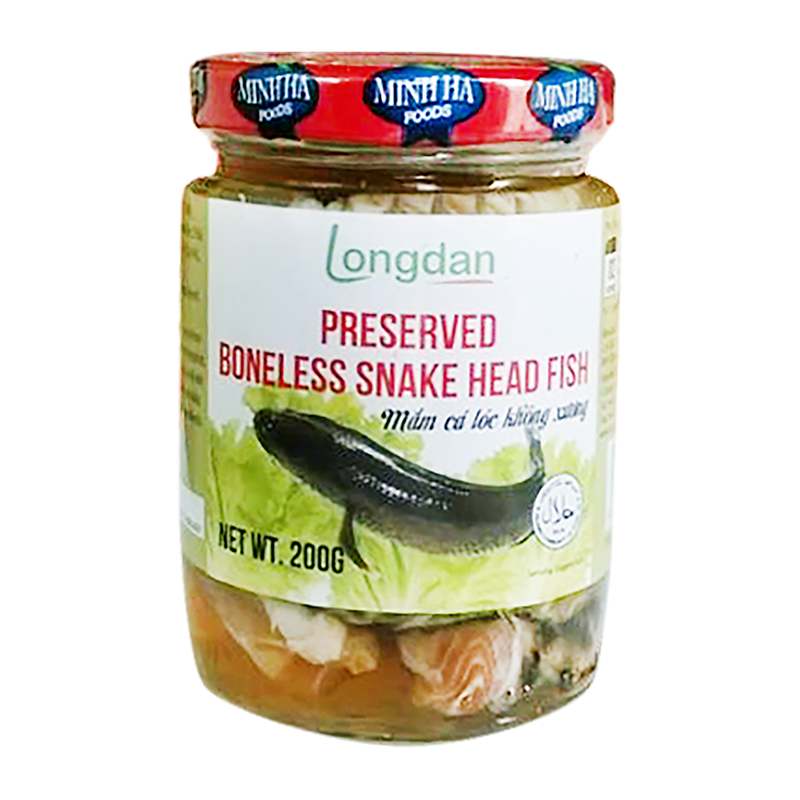 Longdan Preserved Boneless Snake Head Fish 200g
