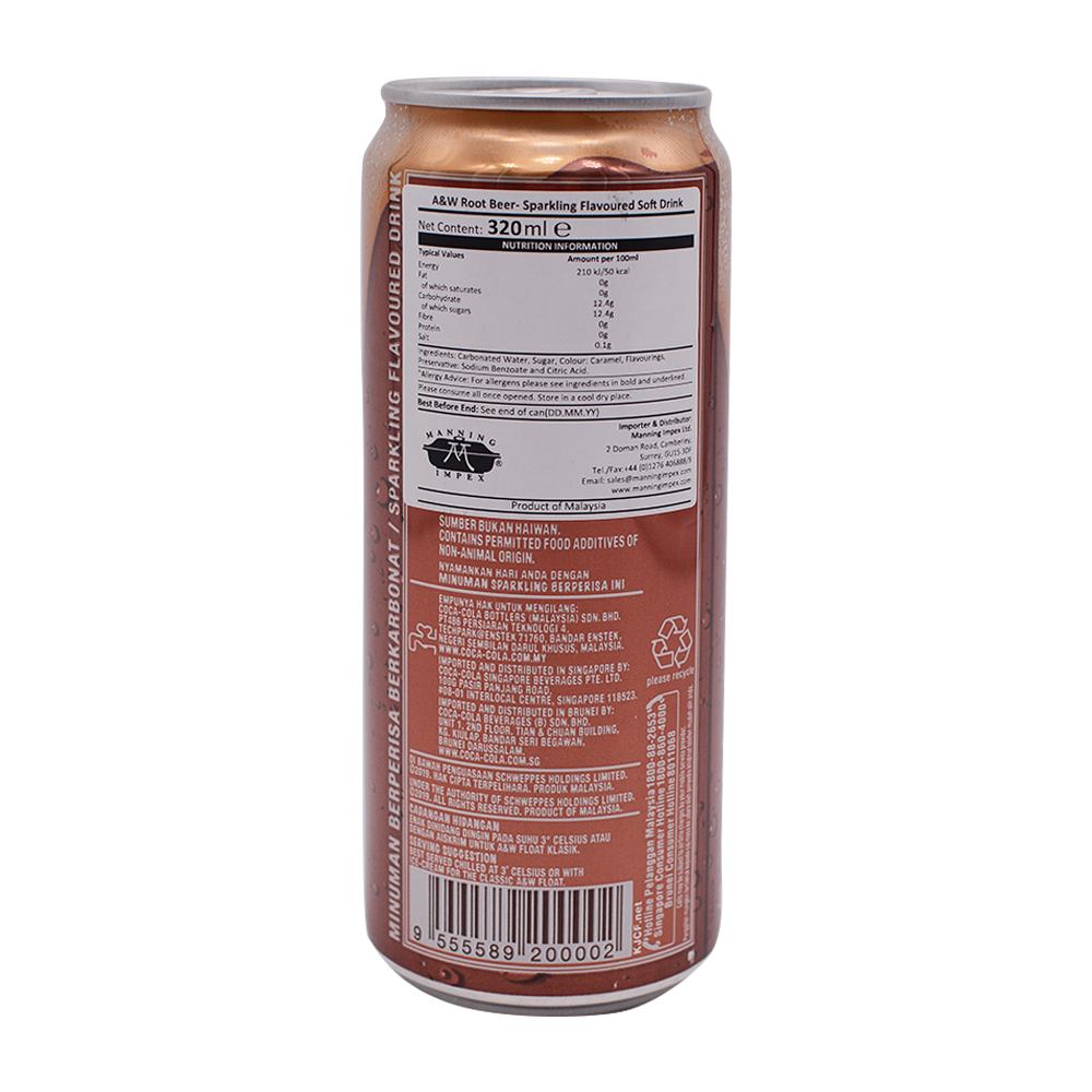 A&W Root Beer 320ml