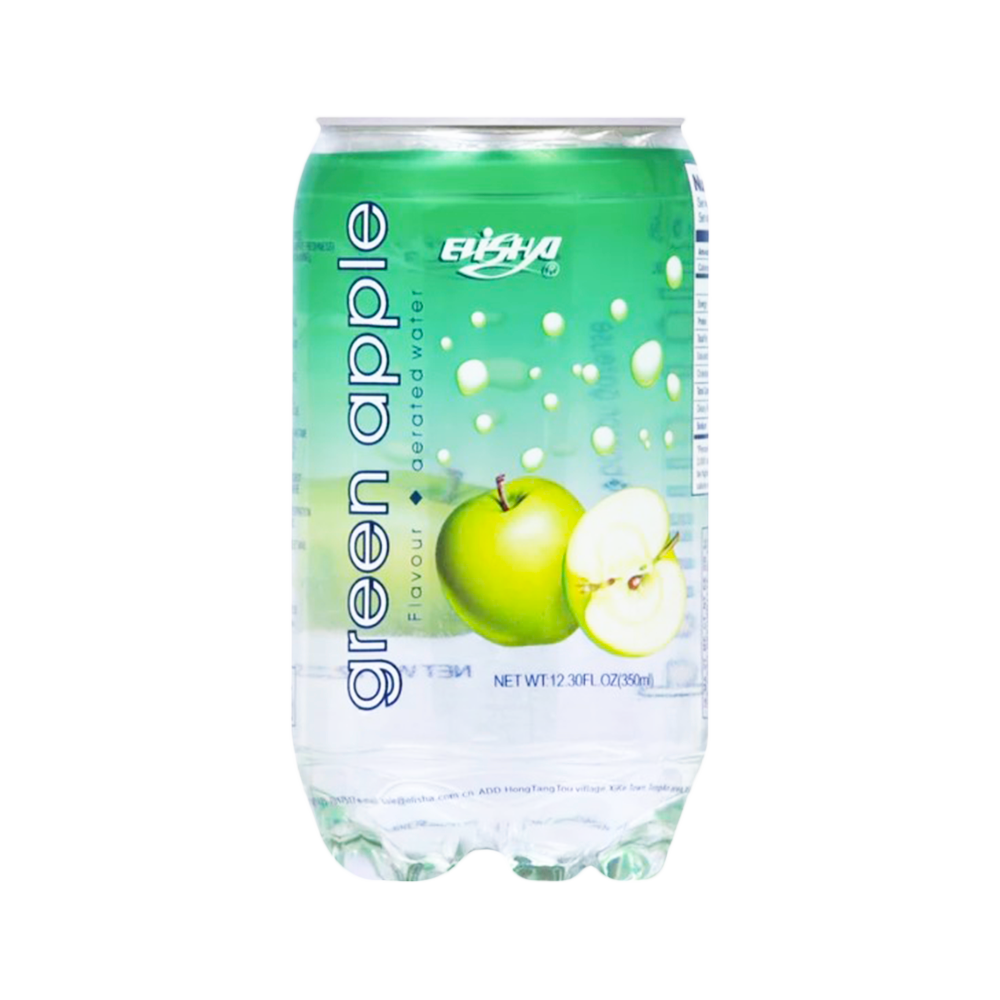 ELISHA AERATED Water Green Apple Flv 350ml