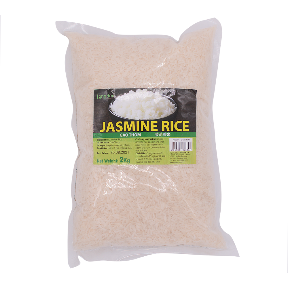 Longdan Jasmine Rice 2Kg (Case 5)