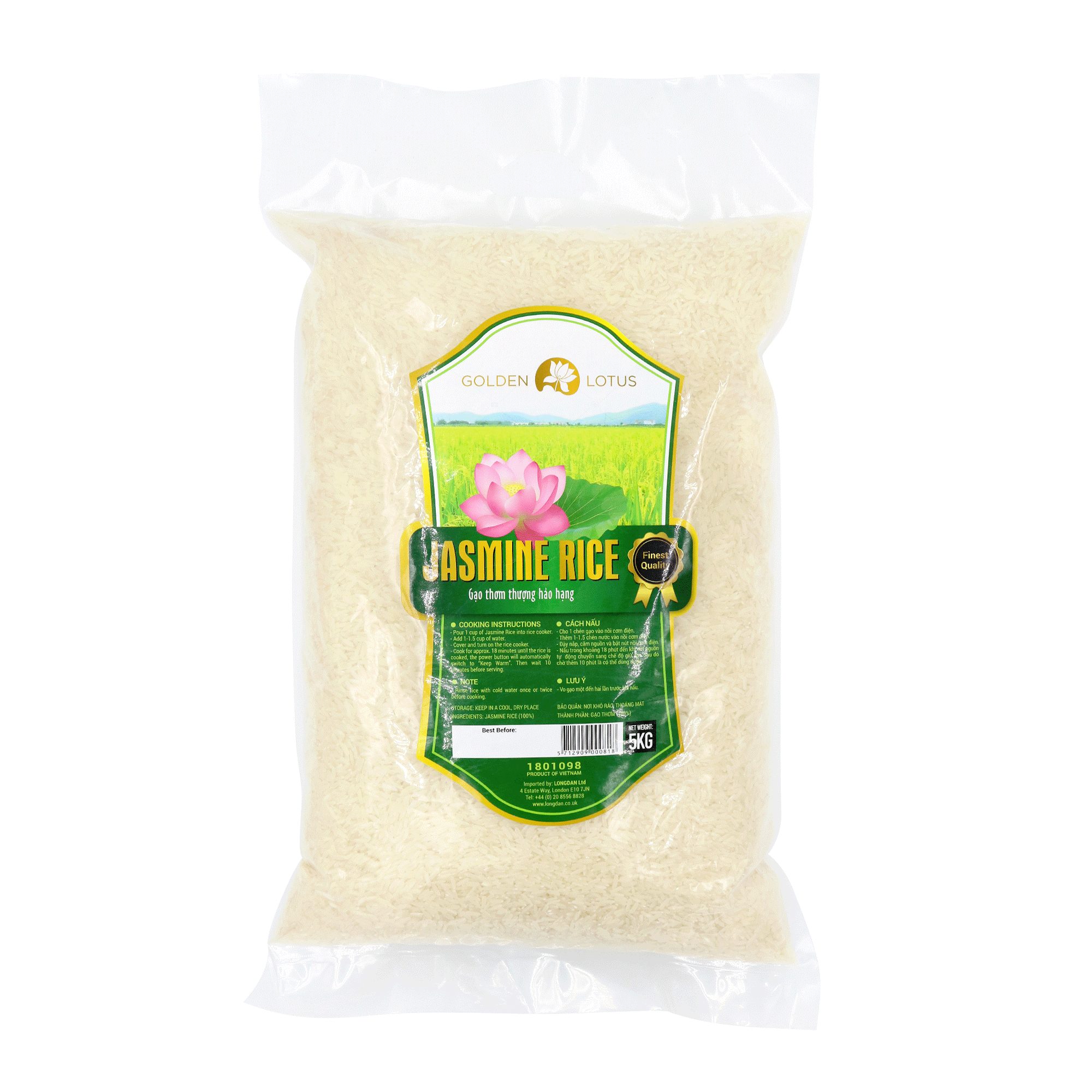 Golden Lotus Rice 5kg