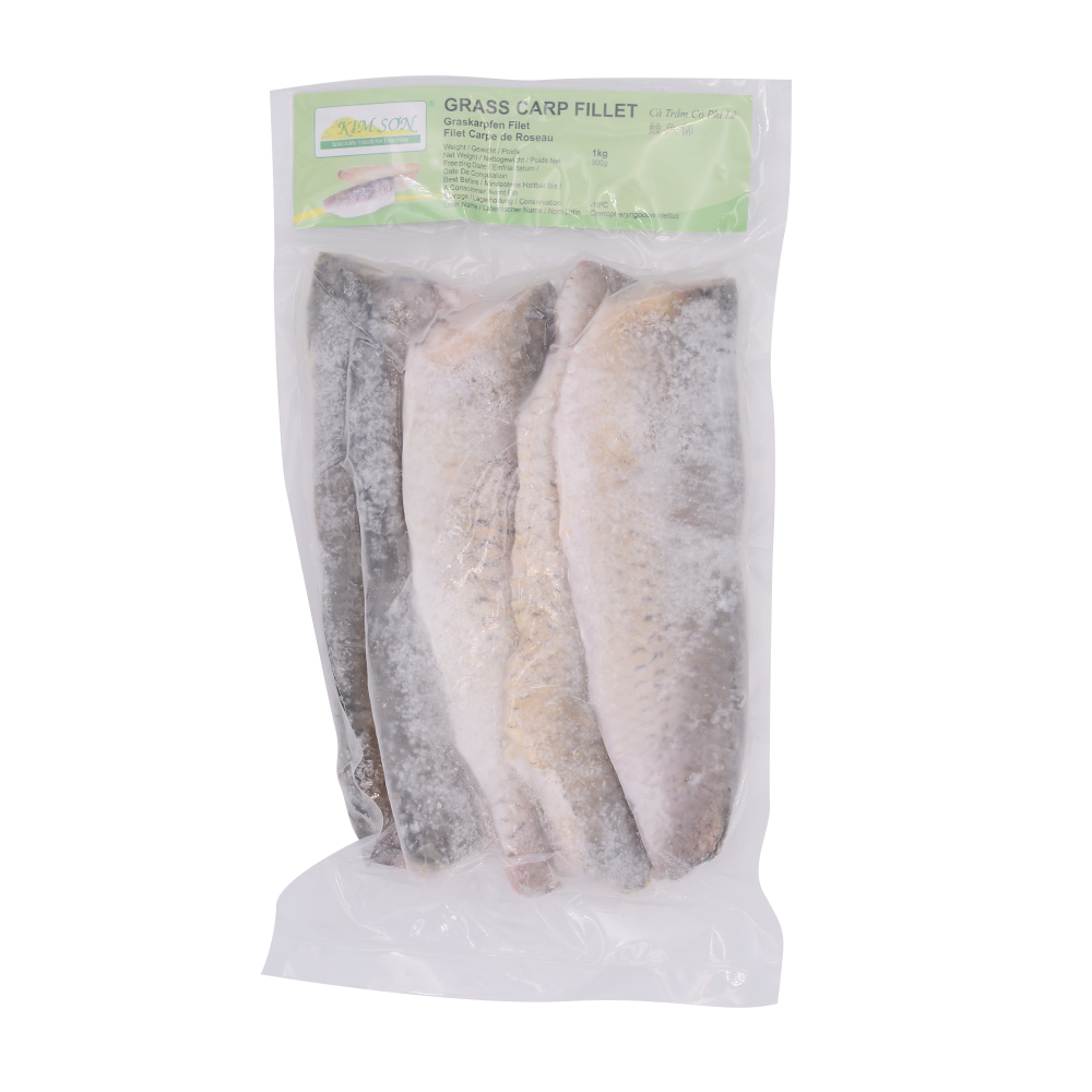 Kim Son Grass Carp Fillet (Dace Fillet) 1kg (Frozen)