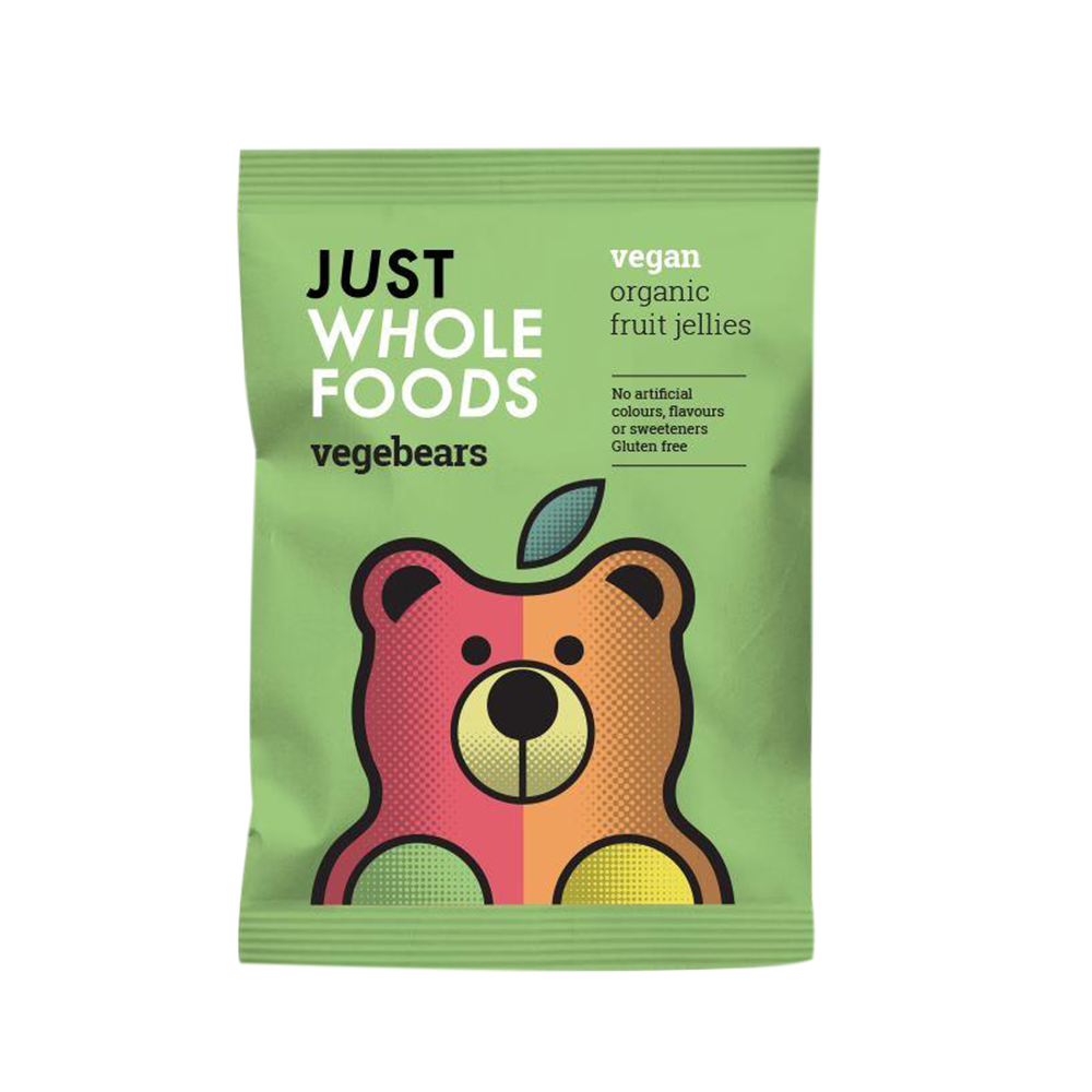 JUST WHOLEFOODS Vegebears Organic 100g