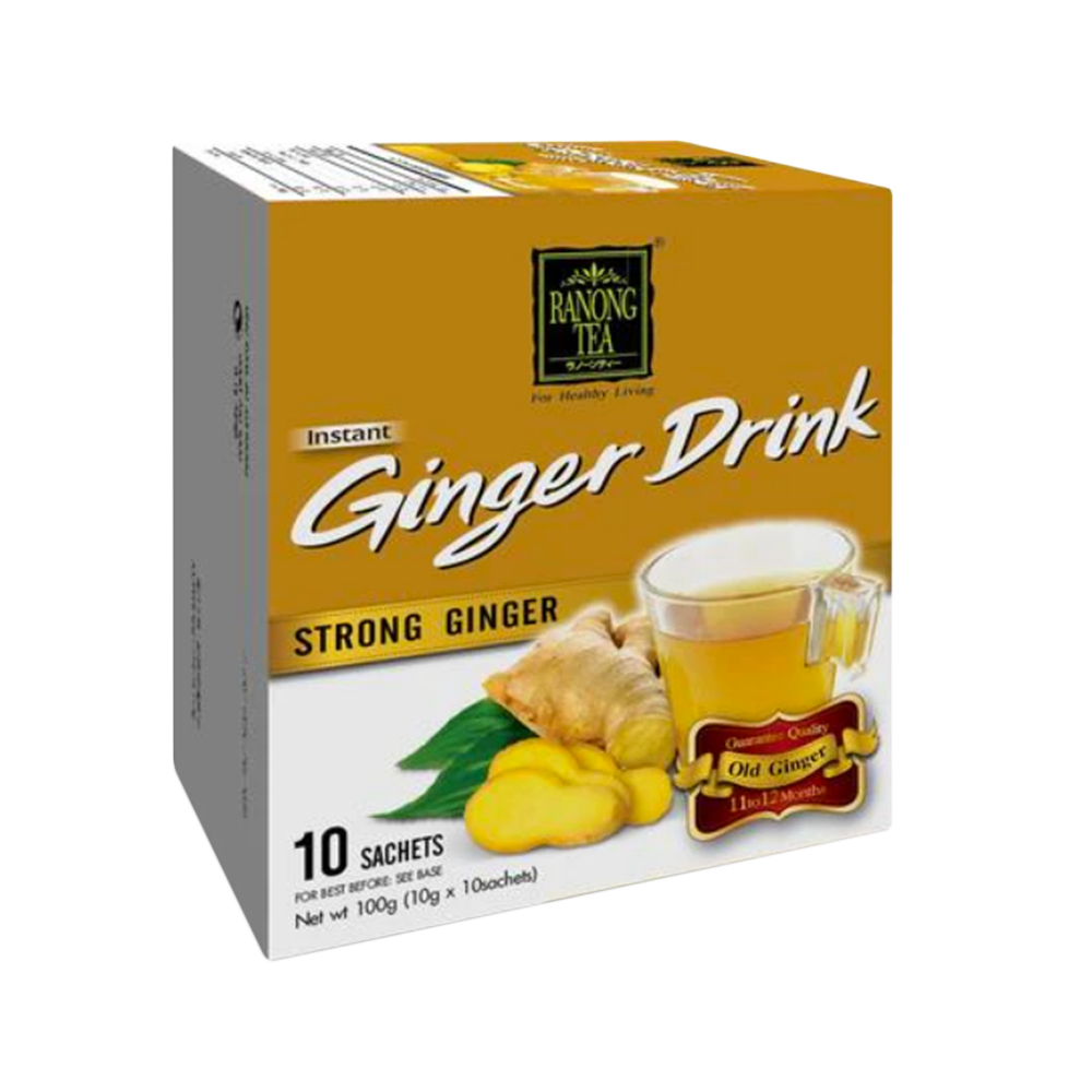 RANONG Xtra Mature Ginger Drink - Strong Ginger 10 bags 10g