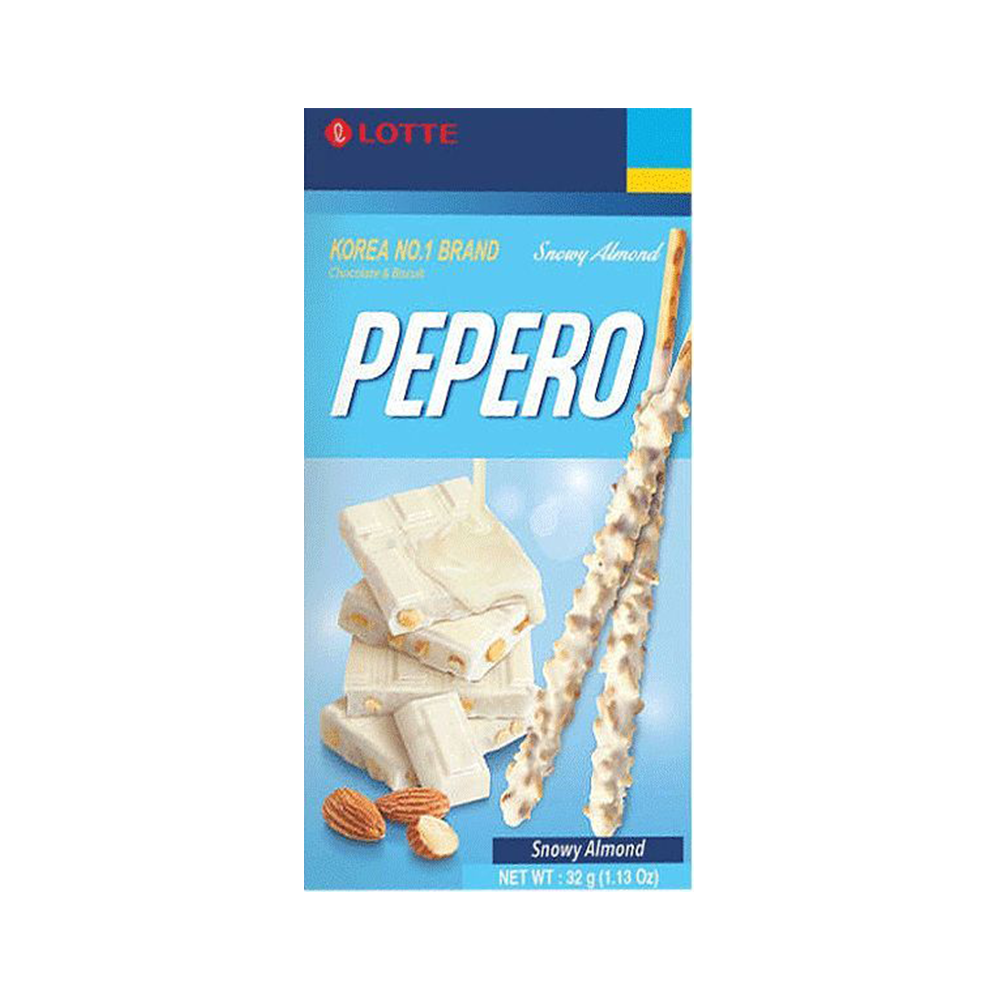 LOTTE Snowy Almond Pepero 32g