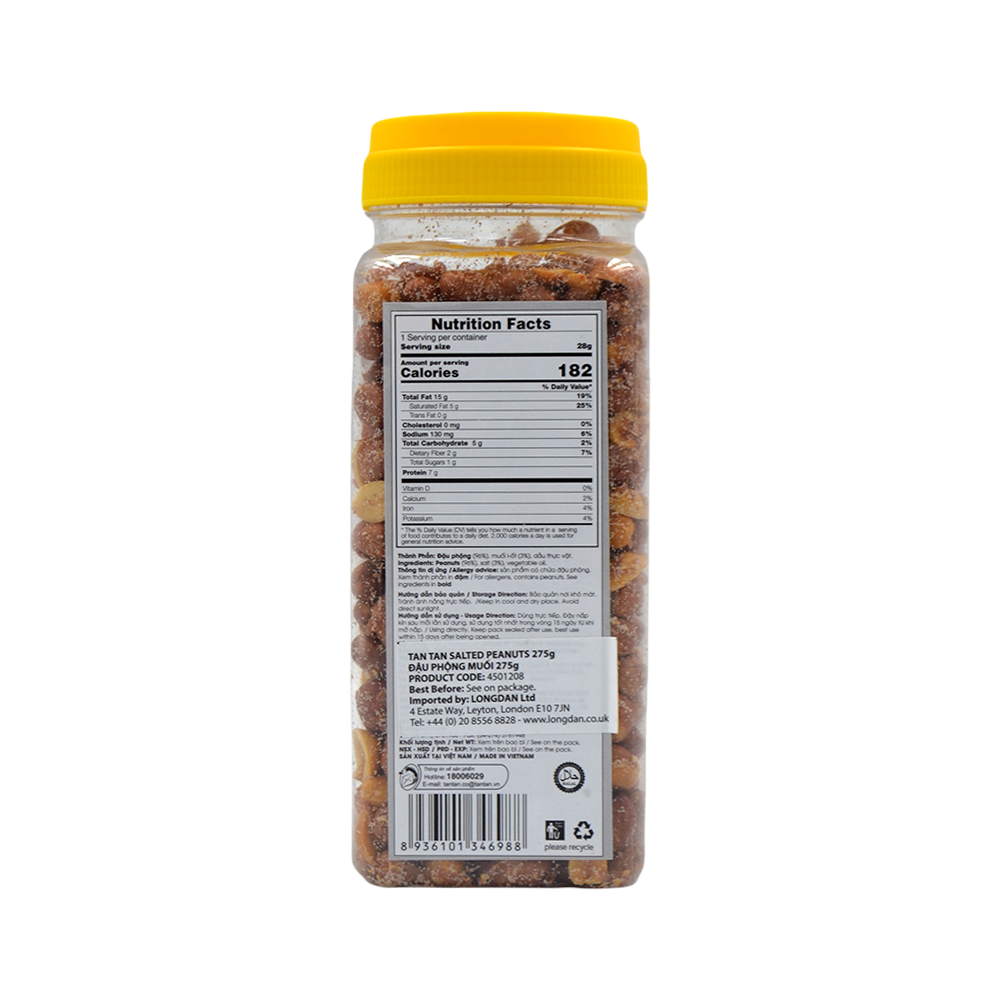 Tan Tan Salted Peanut 275G