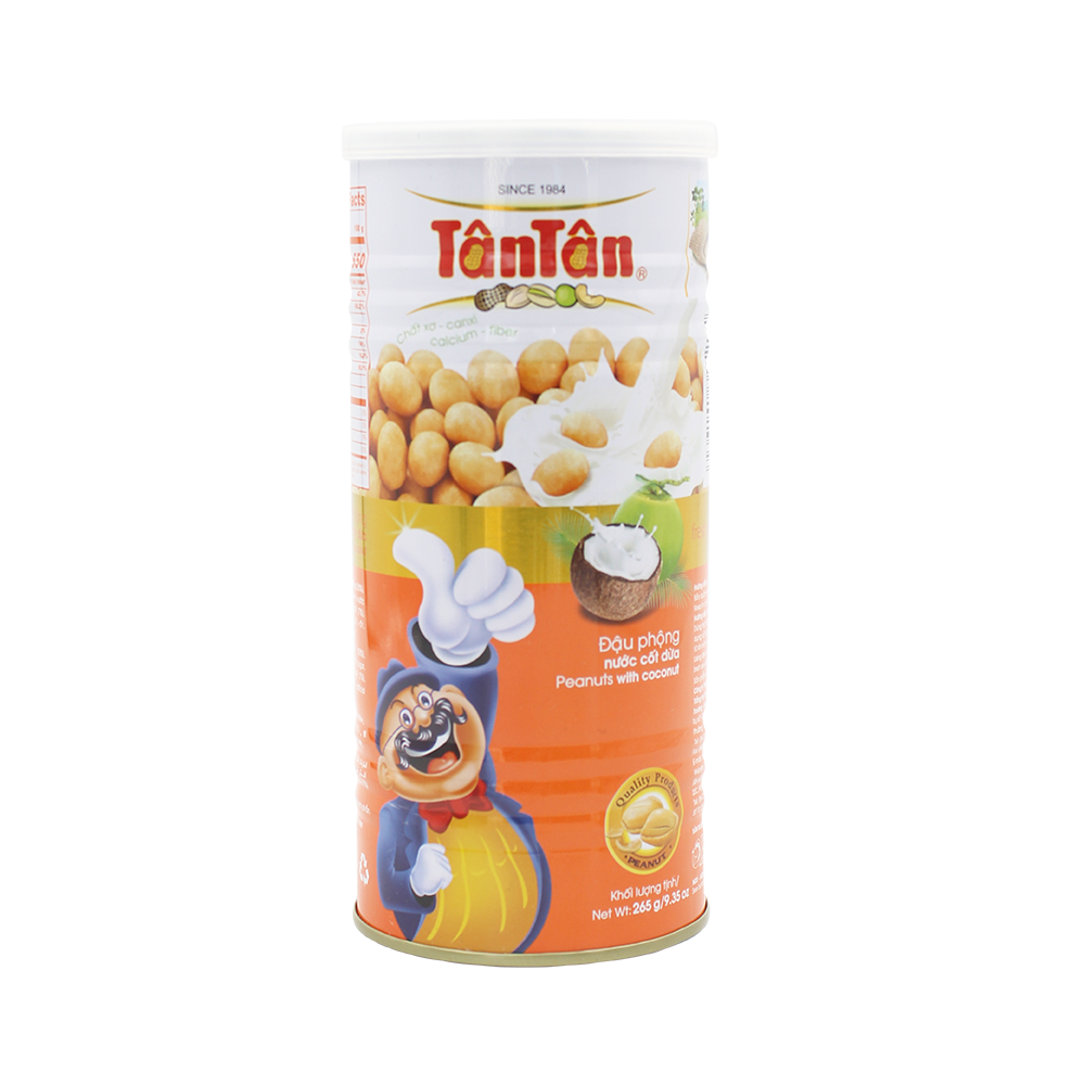 Tan Tan Peanuts With Coconut 265G (Case 24)