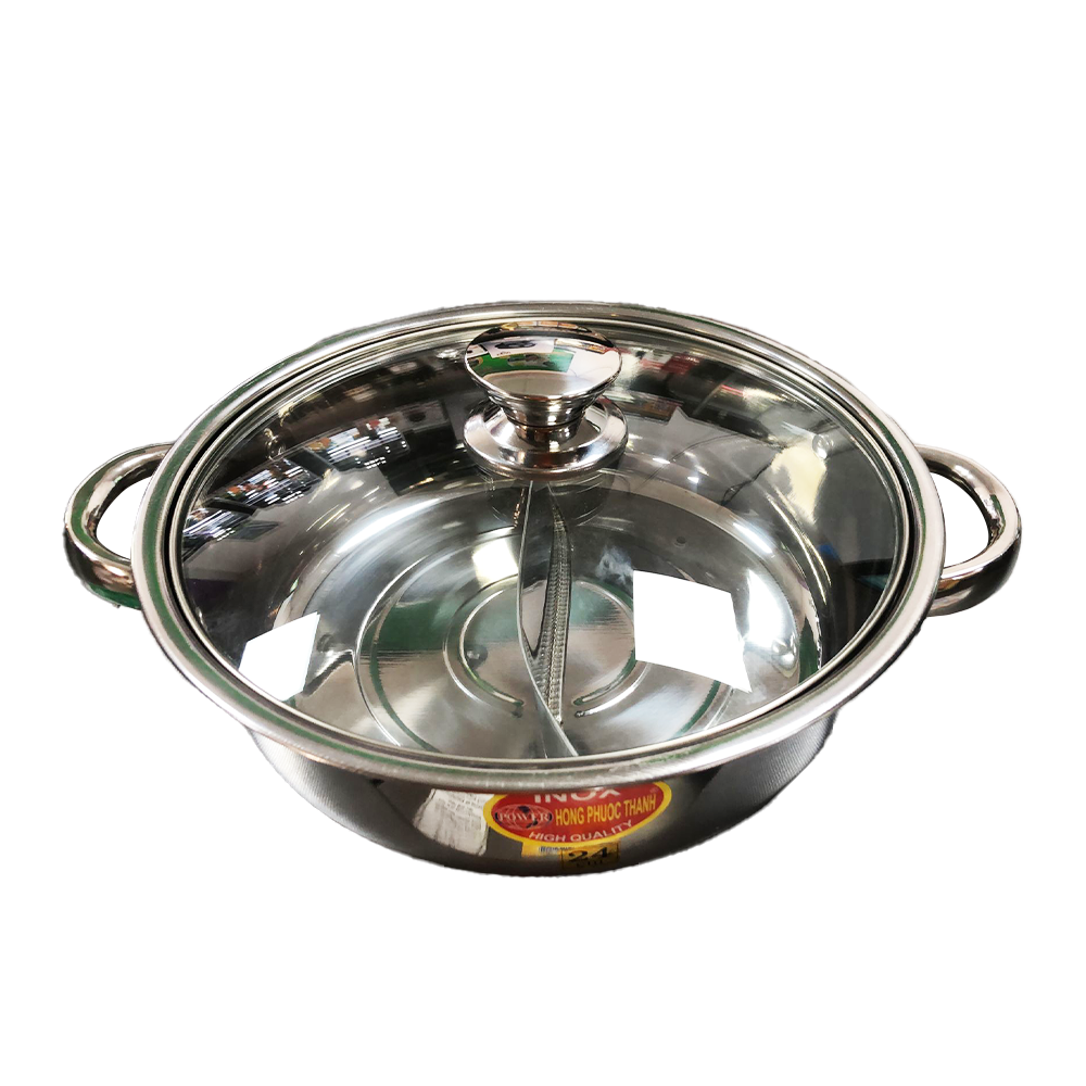 Hot Pot Dual-Sided 24cm