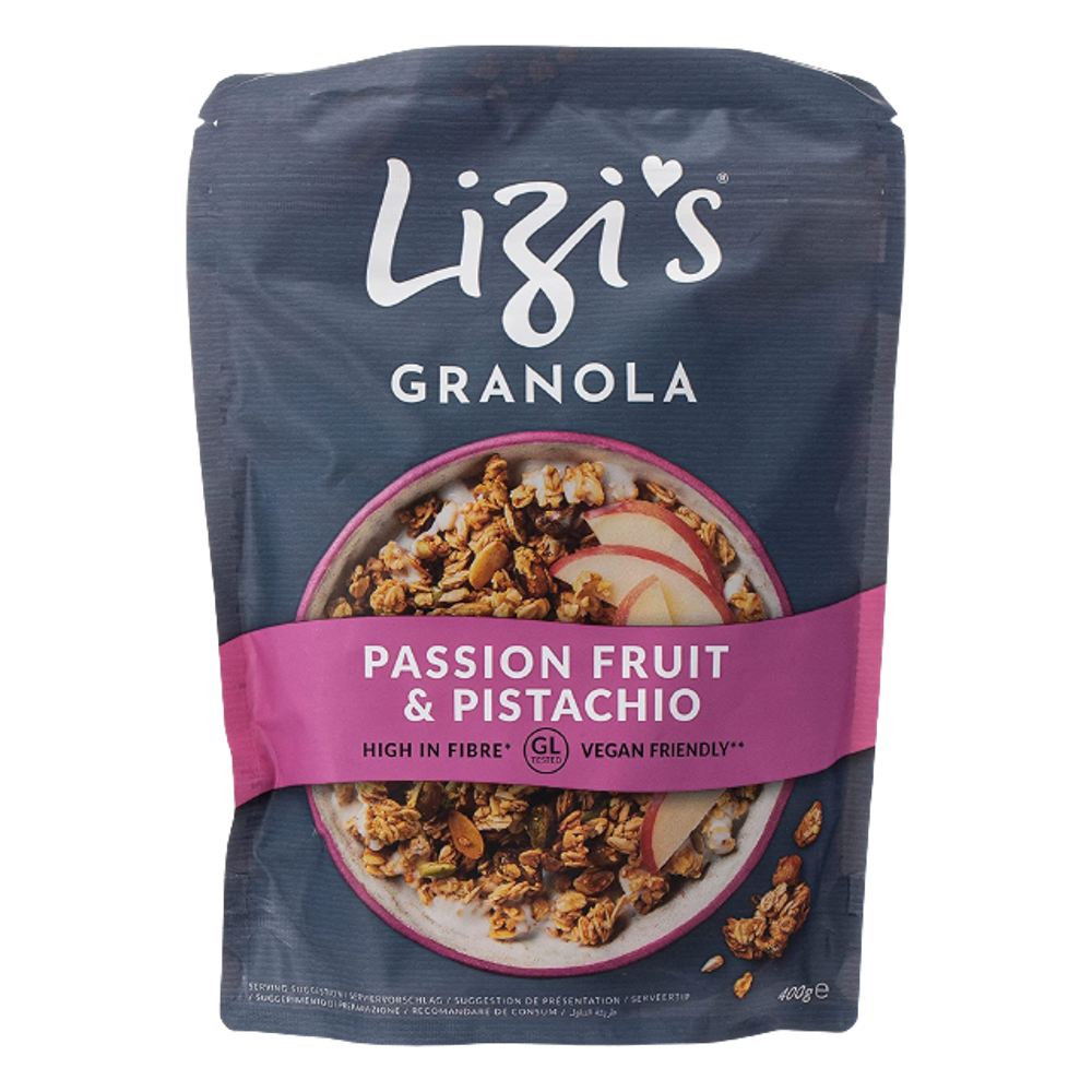 LIZI'S Pistachio & Passionfruit 400g