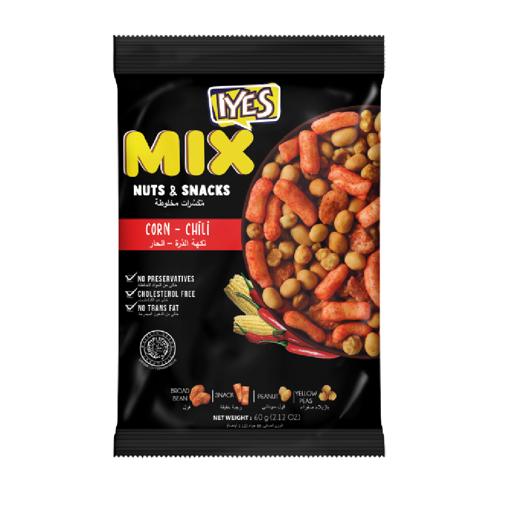 Iyes Mix Nut - Chili & Corn 60g