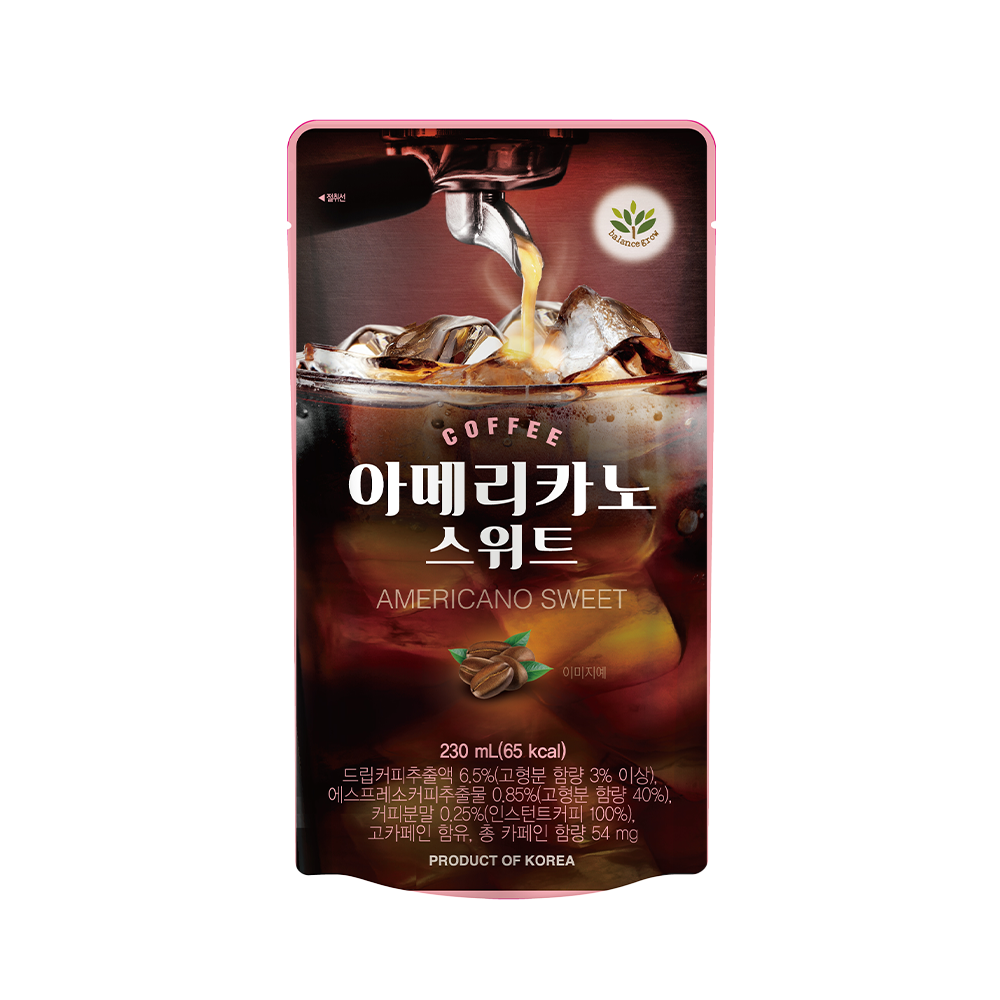 BALANCE GROW Americano Sweet Pouch Drink 230ml (Case 50)