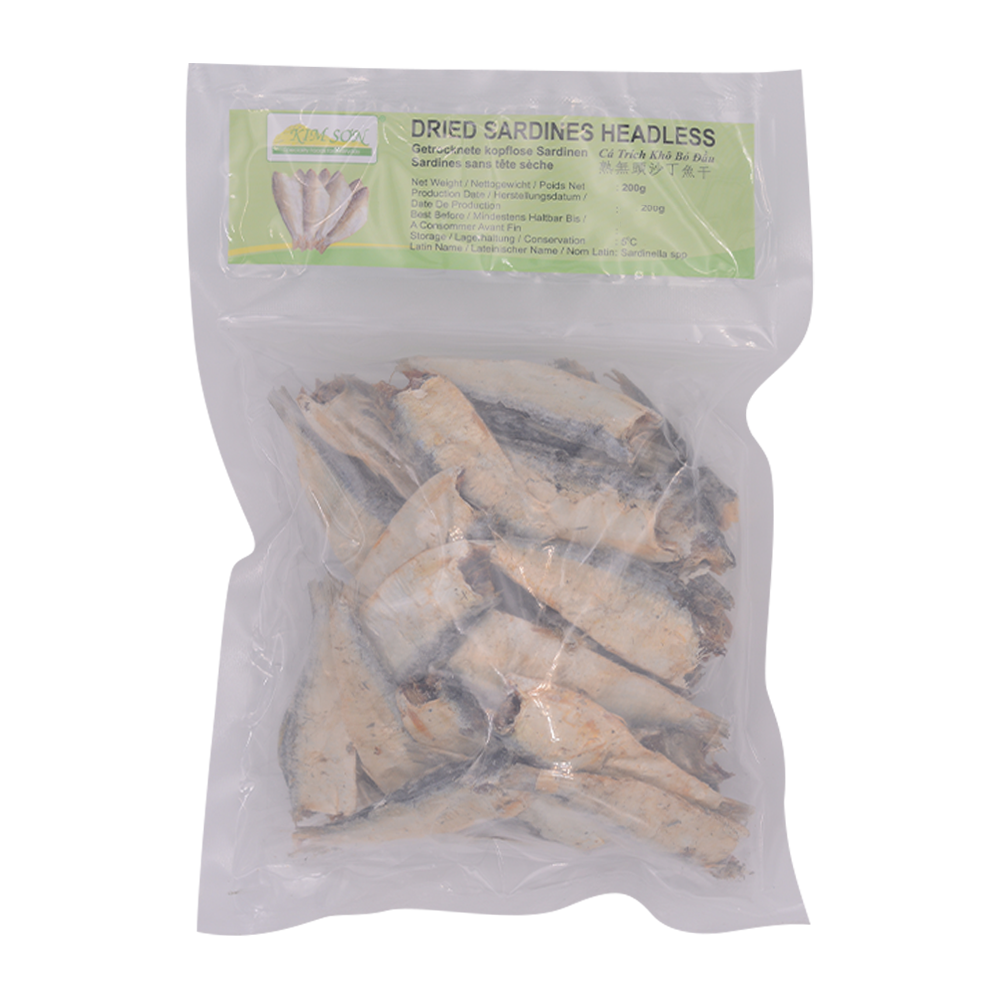 Kim Son Dried Sardine Headless 200g (Frozen)