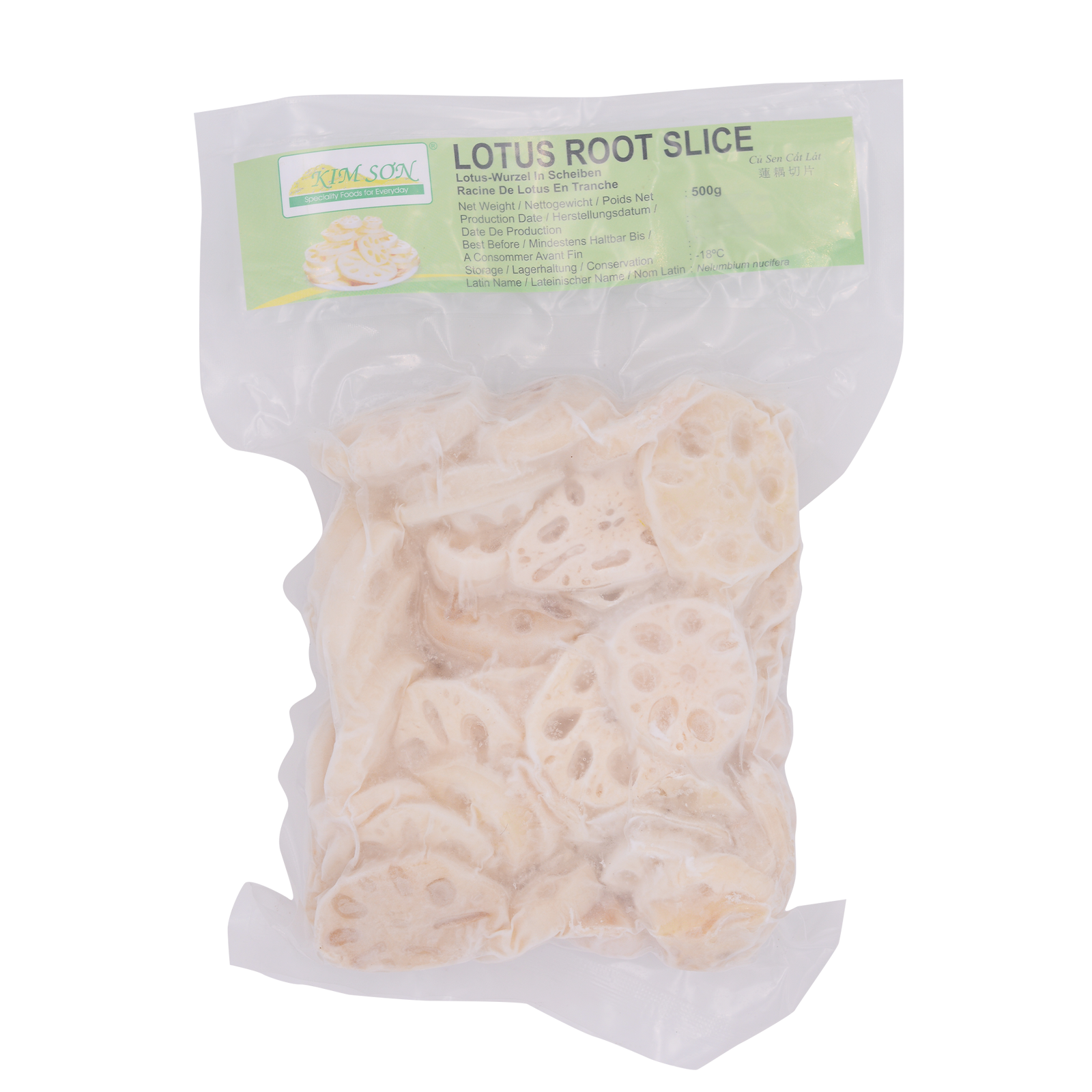 Kim Son Lotus Root Slice 500g (Frozen)
