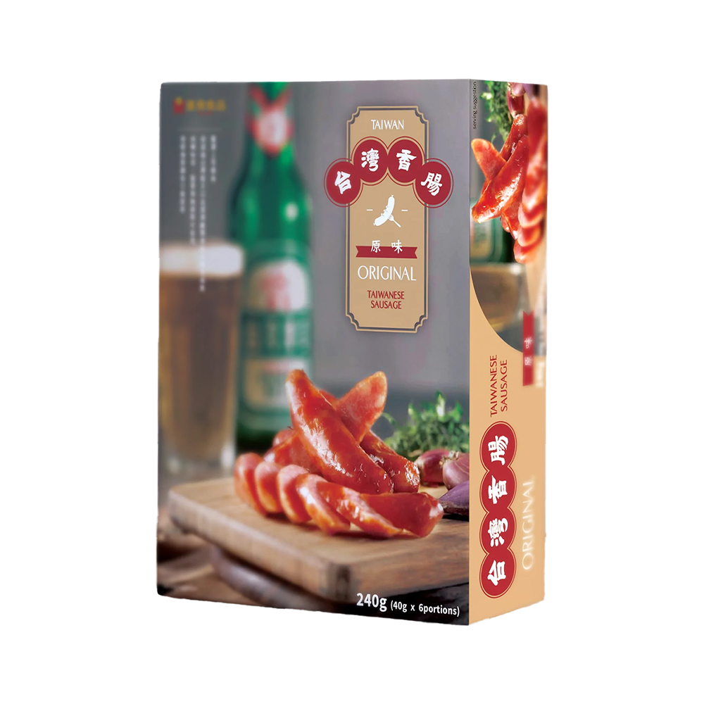 HAN DIAN Taiwanese Original Sausage (6 strips) 240g (Frozen)