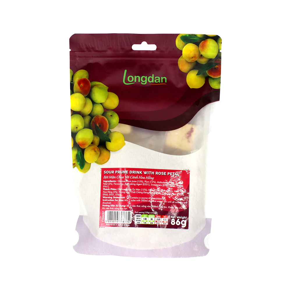 Sour Prune Drink with Rose Petal 86g (Case 24)