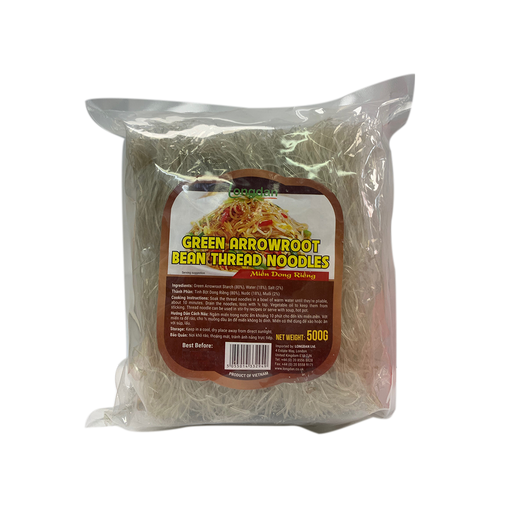 Longdan Green Arrowroot Bean Thread Noodle 1.2mm 500g