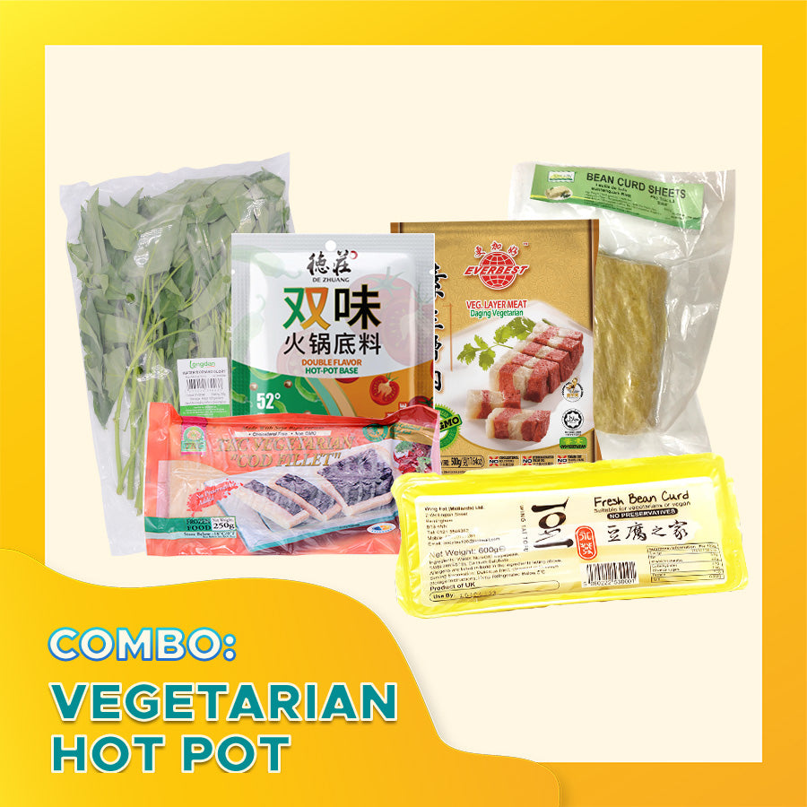 Combo Vegetarian Hot Pot (Frozen)
