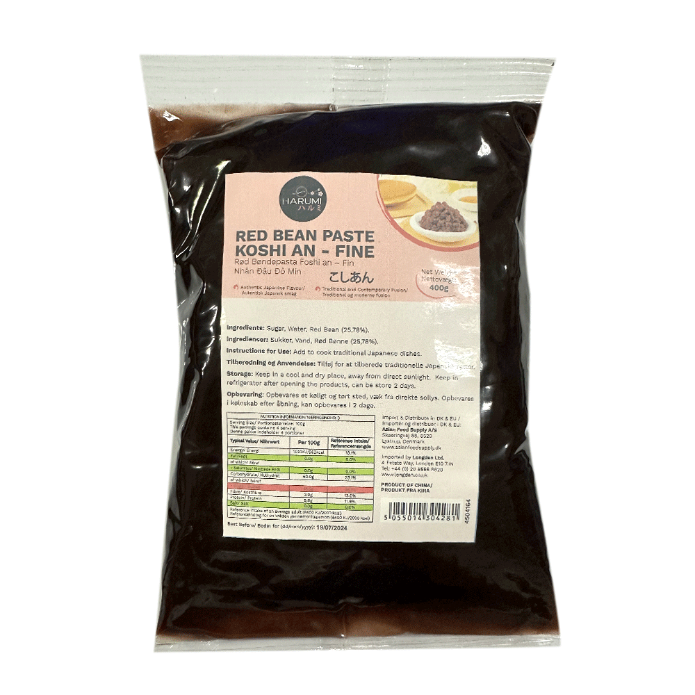 HARUMI Red Bean Paste Koshi An - Fine 400g (Case 30)